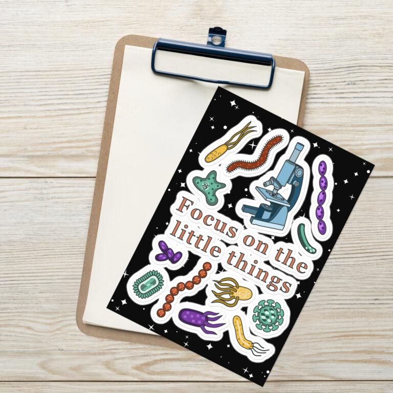Microbes Sticker Sheet - The Struggling Scientists